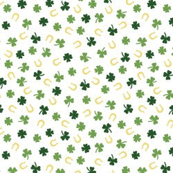 Kimberbell Celebration Lucky Shamrock Metallic Fabric MASM9205-G ...